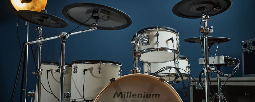 MPS-1000 new "1-up, 2-down" configuration & new finishes - Millenium Drums